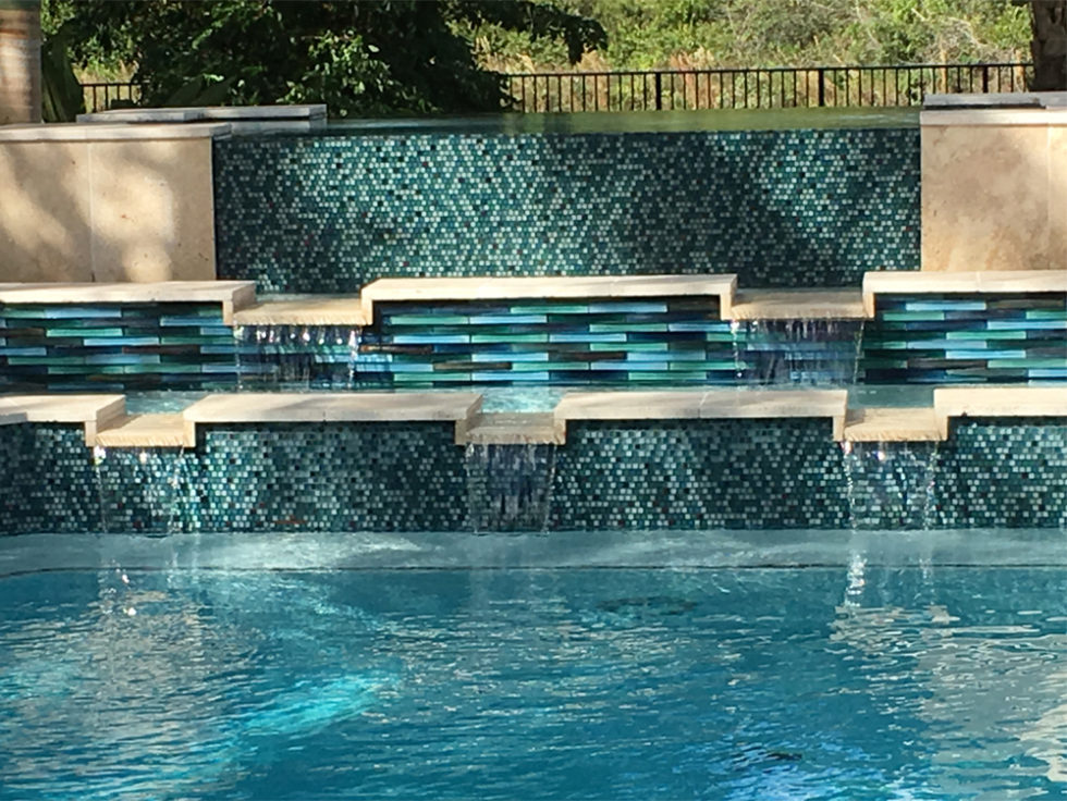 Glass Pool Tiles - Mission Tile West