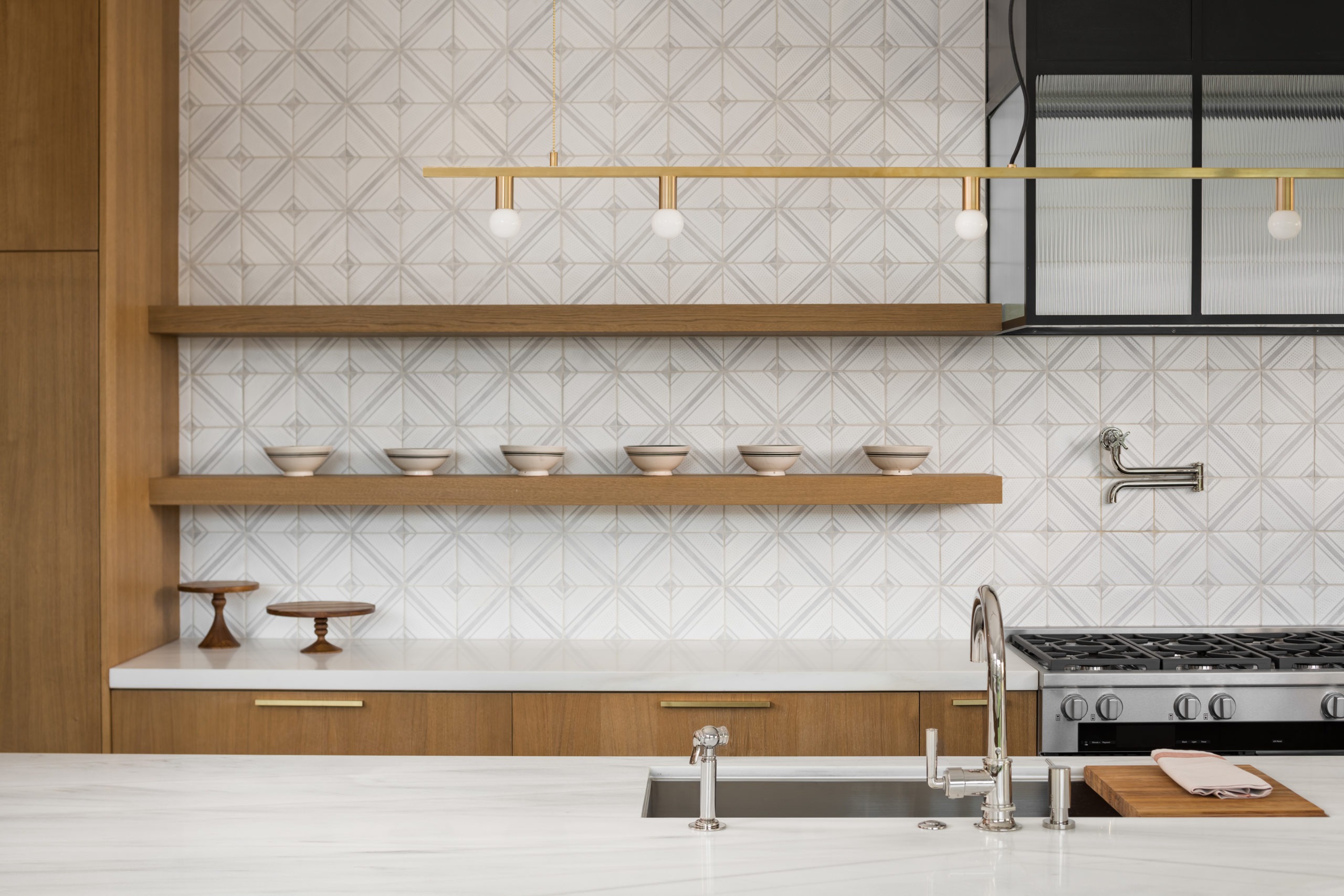 Geometric Backsplash - Mission Tile West